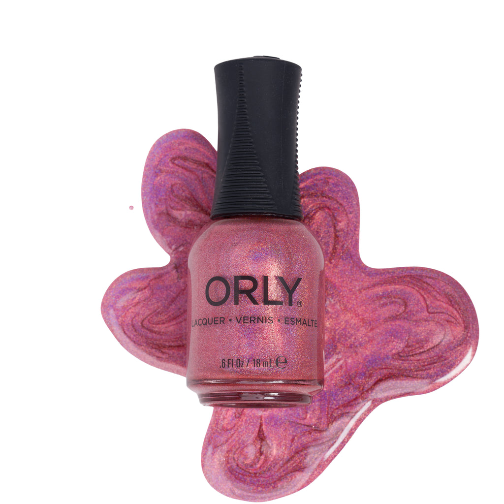 Heart Emoji Nail Polish | Pink Holographic Lacquer | ORLY